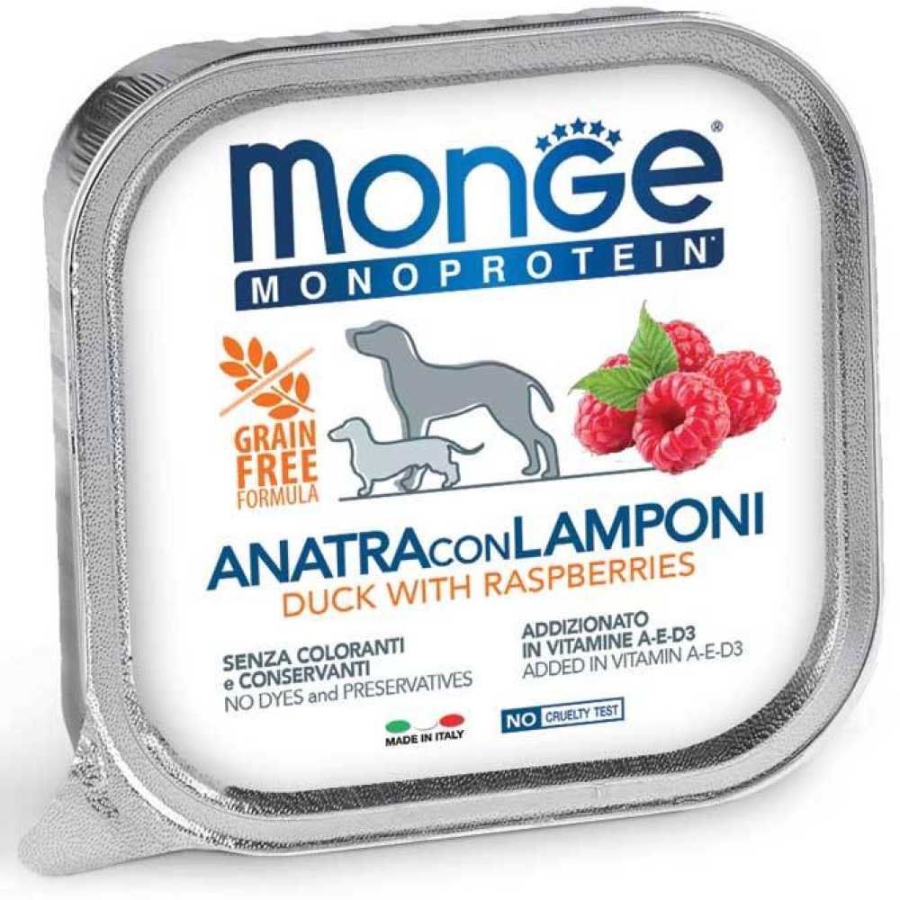 Monge Pate Fruit - pačetina i maline 150g