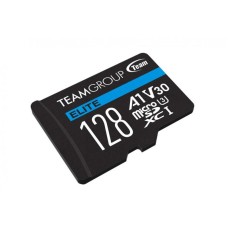 TEAM GROUP TeamGroup MICRO SDXC 128GB ELITE, UHS-I U3 V30 A1, 100/50MB/s +SD Adapter TEAUSDX128GIV30A103