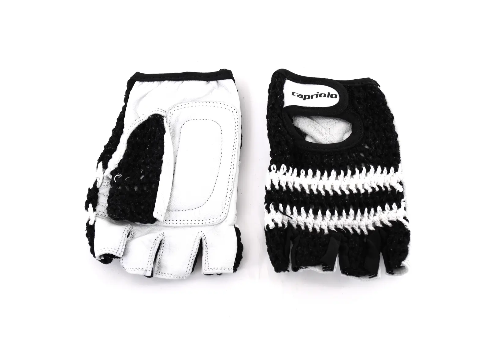Capriolo Retro Crochet Sportske rukavice, L, Crne