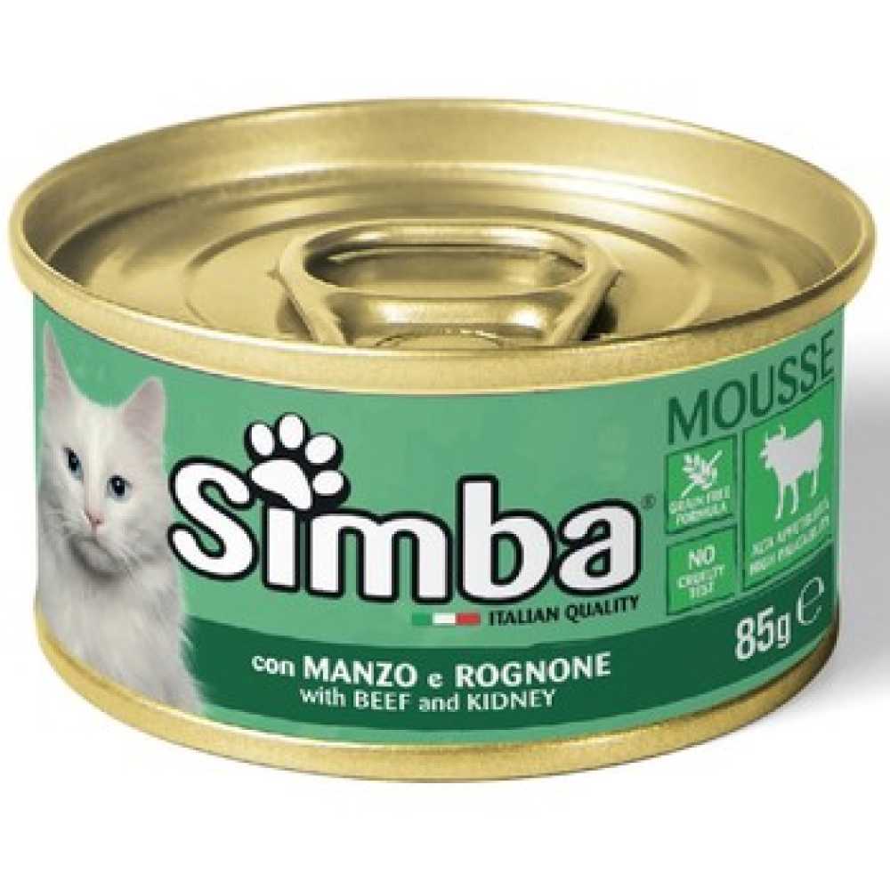 SIMBA konzerva za mačke - Teletina i bubrezi 85g