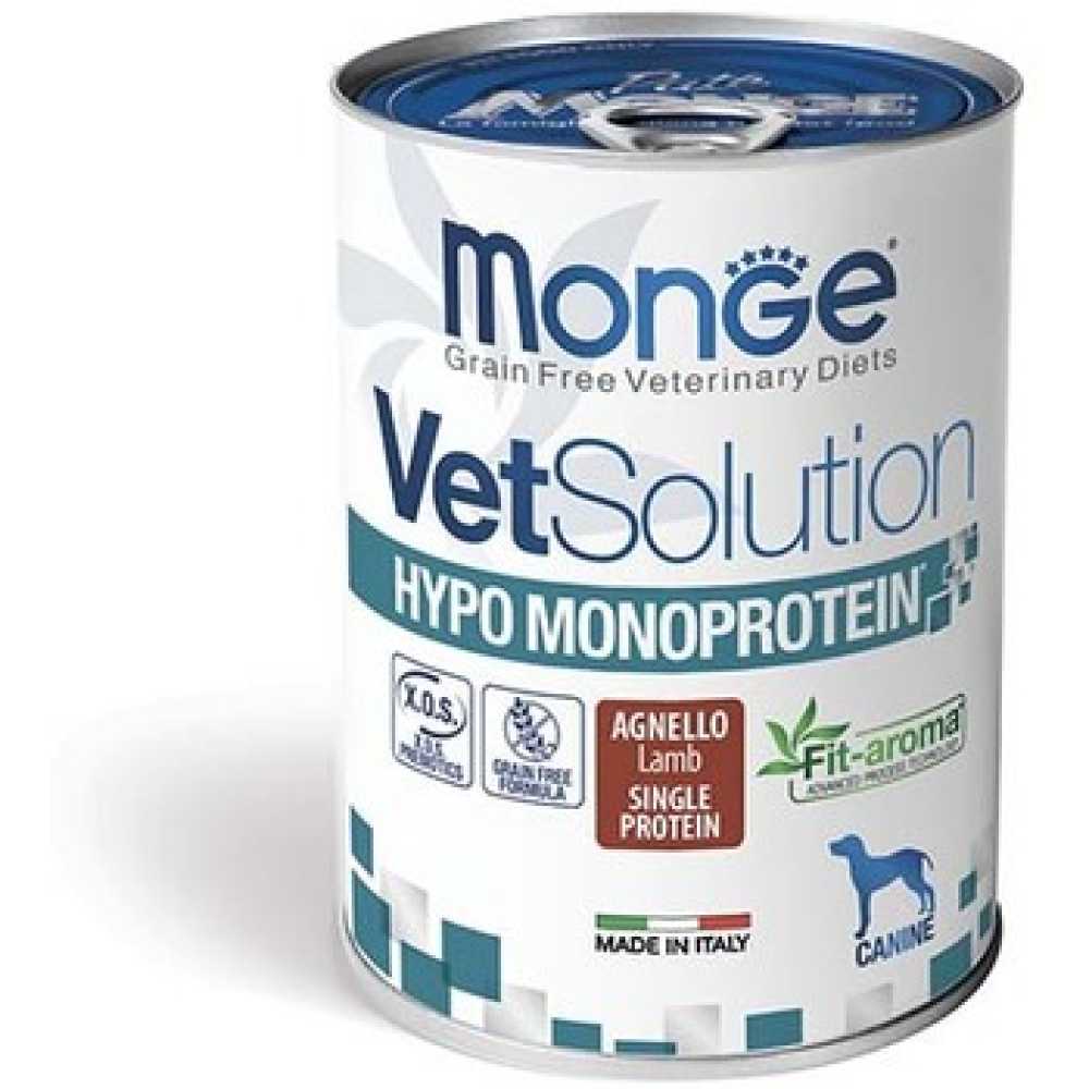 Monge VetSolution veterinarska dijeta za pse Hypoallergenic Monoprotein - Jagnjetina 400g