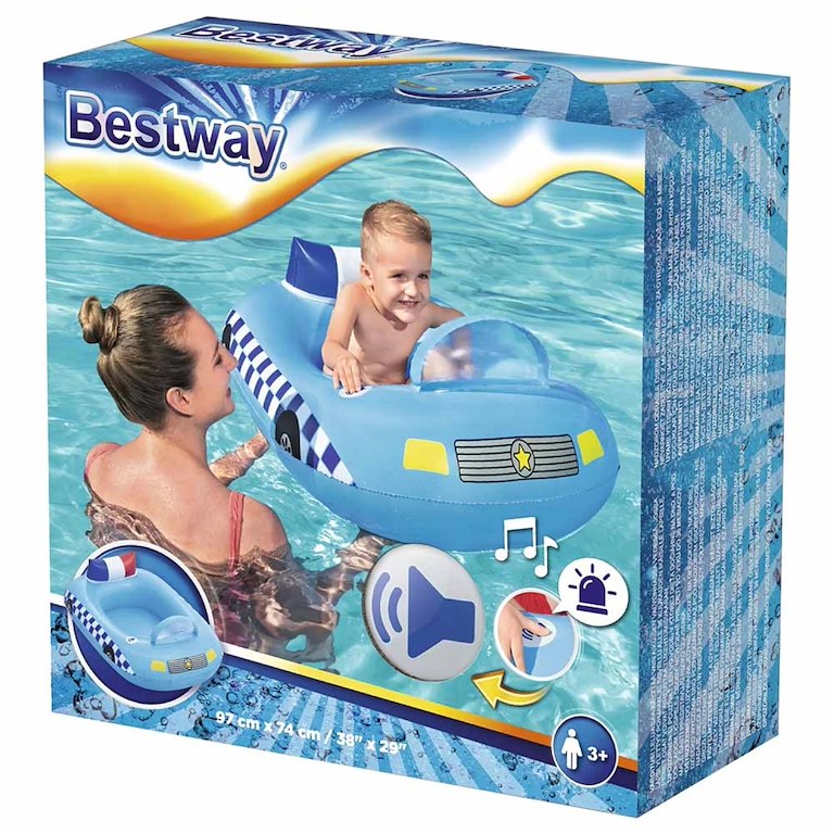 BESTWAY BABY CAMAC POLICE 97X74CM