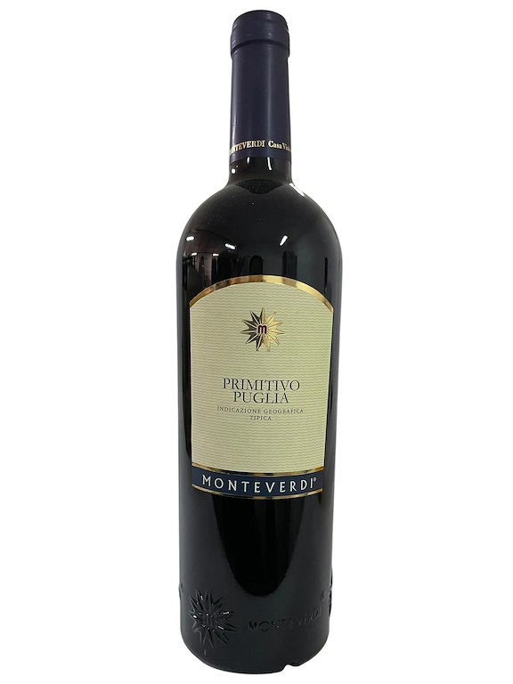 Crveno vino Primitivo Puglia Monteverdi 0.75l