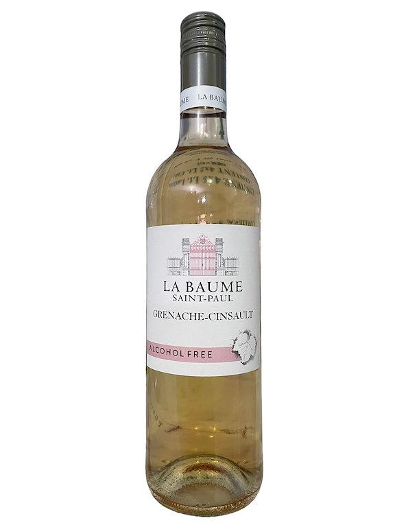 Rose vino LA BAUME GRENACHE CINSAULT alcohol free 0,75l