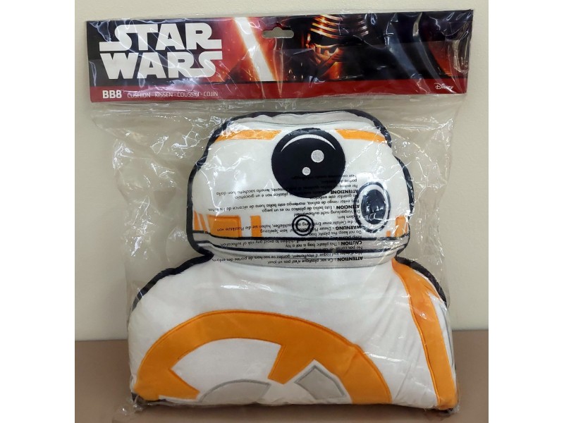 STAR WARS BB8 Jastuk, NOVO