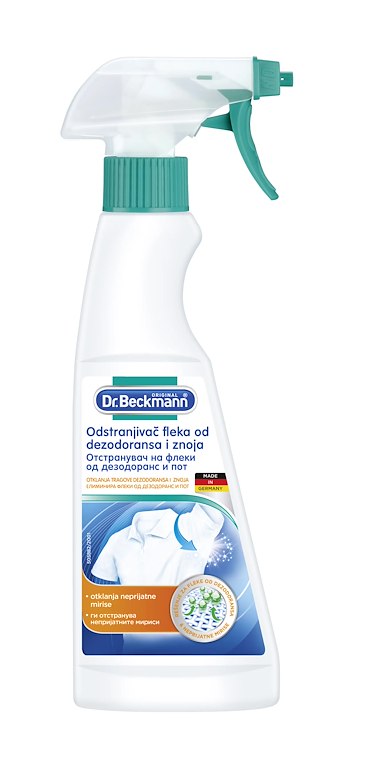 Dr.Beckmann Odstranjivač fleka od dezodoransa i znoja, 250ml