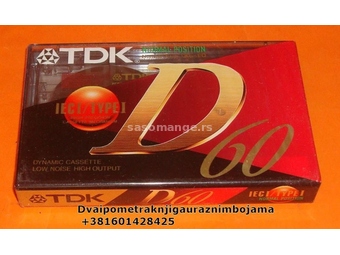 TDK D60 neodpakovana kaseta