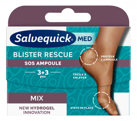 Salvequickmed Blister Rescue Mix 6 komada