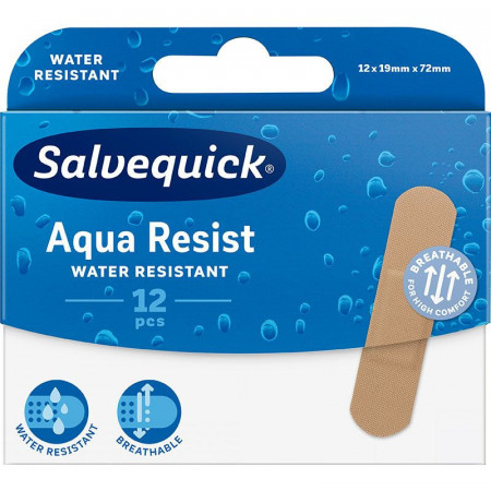 Salvequick flaster vodootporni Aqua resist medium 12 komada
