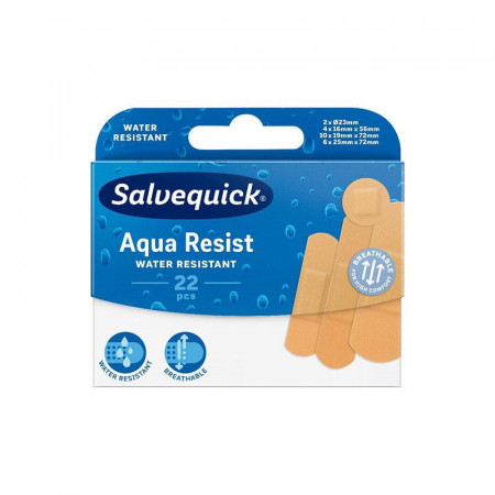 Salvequick flaster vodootporni Aqua resist mix 22 komada