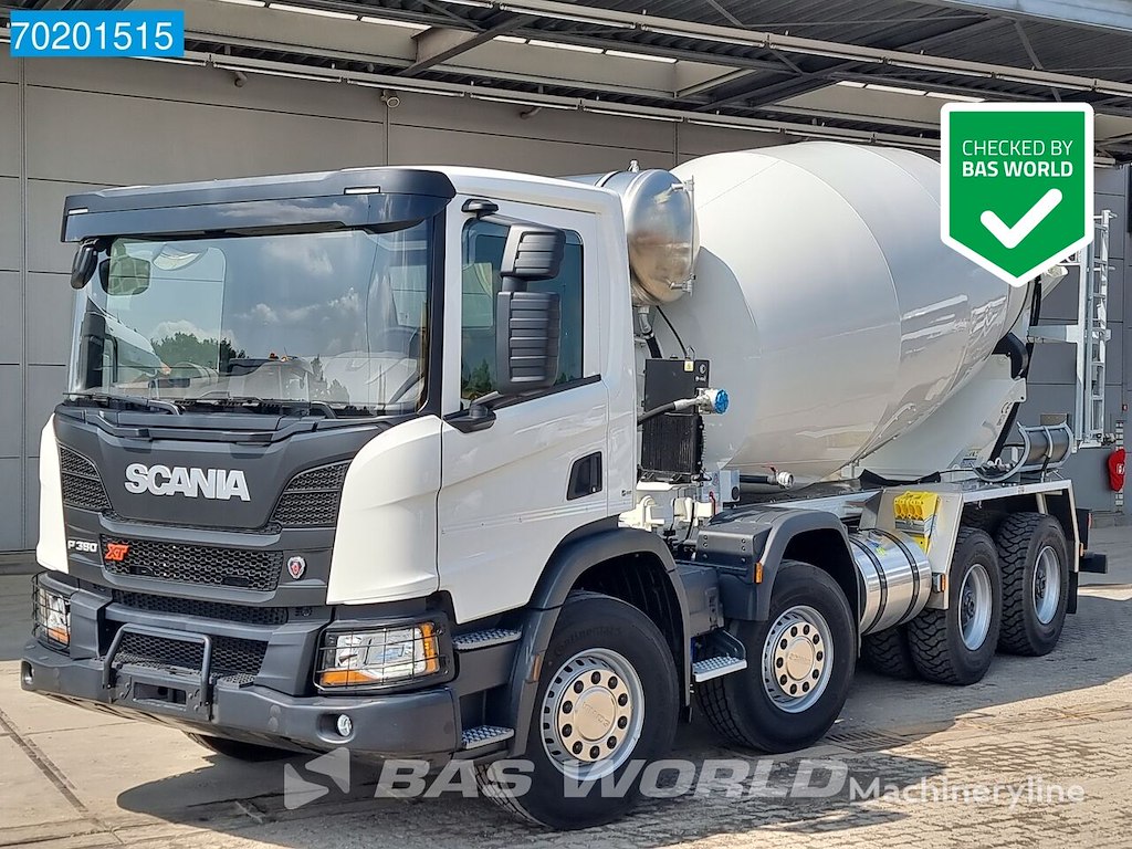 Novi Scania P380 8X4 NEW 10m3 Mixer Manual Big-Axle Steelsuspension Euro 5 kamion s mešalicom za beton