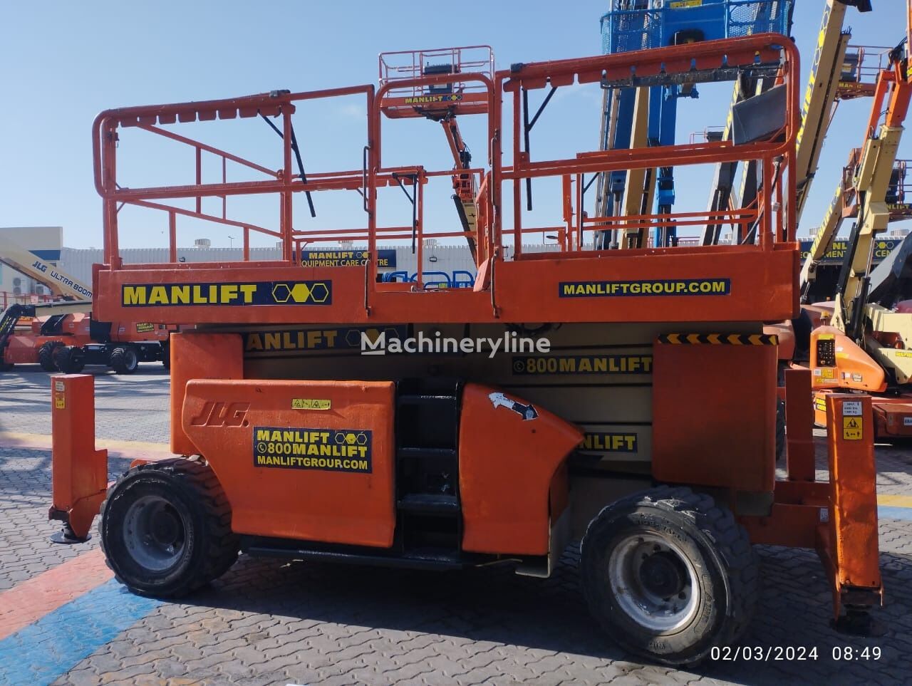 JLG 4394RT makazasta platforma