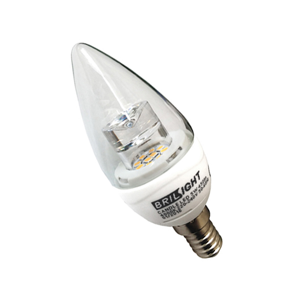 SIJALICA LED SVECA E14 5W 6500K 400Lm C37 9726372 BRILIGHT