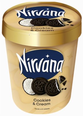 SLADOLED NIRVANA COOKIES&CREAM 420ML
SLADOLED NIRVANA COOKIES&CREAM 420ML