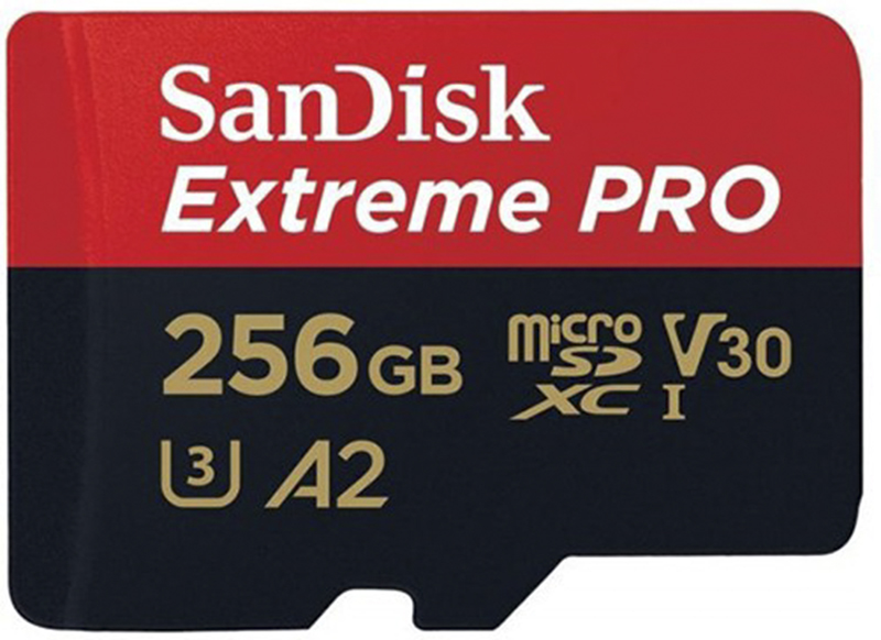 SanDisk Extreme PRO microSDXC UHS-I 256GB 170MB/s (SDSQXCZ-256G)