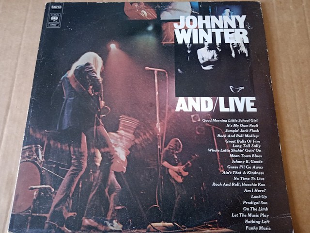 Johnny Winter – And/Live, dupli album, original