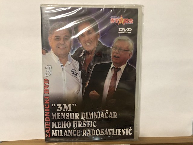 DVD - 3 M` - Mensur / Meho / Milanče DVD