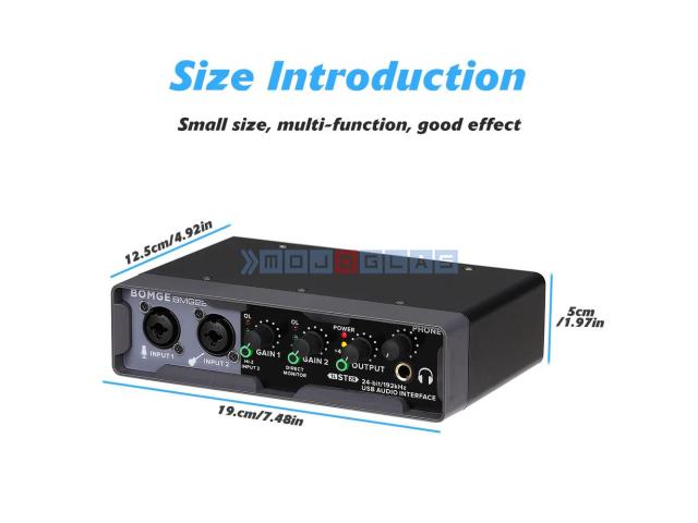 Audio interfejs za snimanje mikrofona I instrumenata