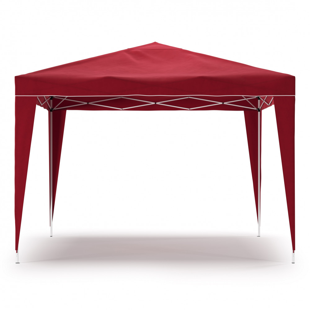 Sklopivi šator za zabavu 3 x 3m crvene boje 6334
