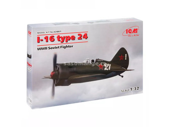Model Kit Aircraft - I-16 Type 24 WWII Soviet Fighter 1:32