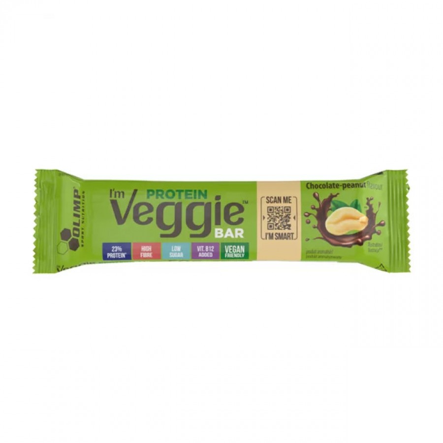 OLIMP I'M VEGGIE PROTEIN BAR, 50g