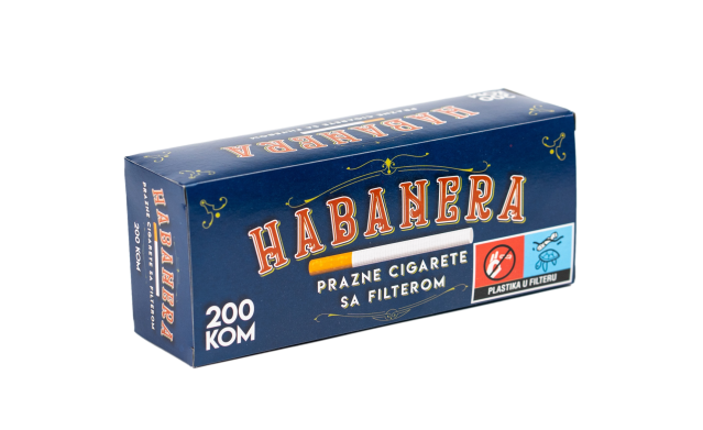 Cigaret filter tube HABANERA 200 kom.