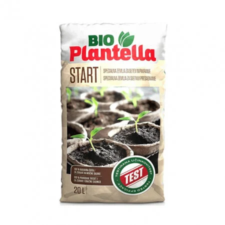 BIO Plantella START zemlja – supstrat za sadnice – rasad 20L.