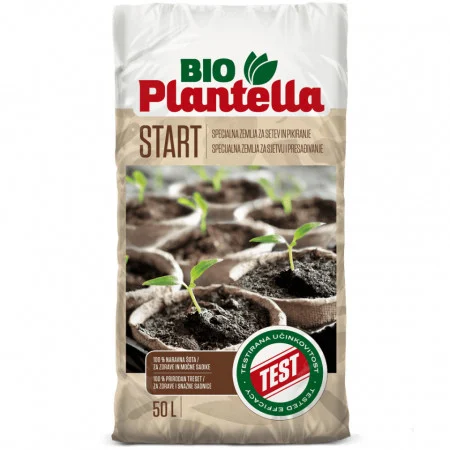 BIO Plantella START zemlja – supstrat za sadnice – rasad 50L.