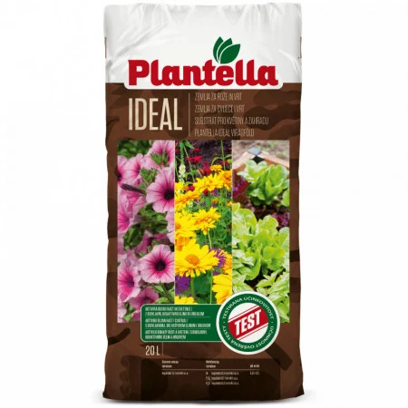 Plantella IDEAL zemlja – supstrat za cveće 20L.