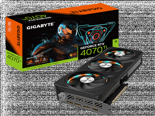 Grafička karta GIGABYTE RTX 4070 Ti GV-N407TGAMING OCV2-12GD NVD/12GB/GDDR6X/192bit/crna