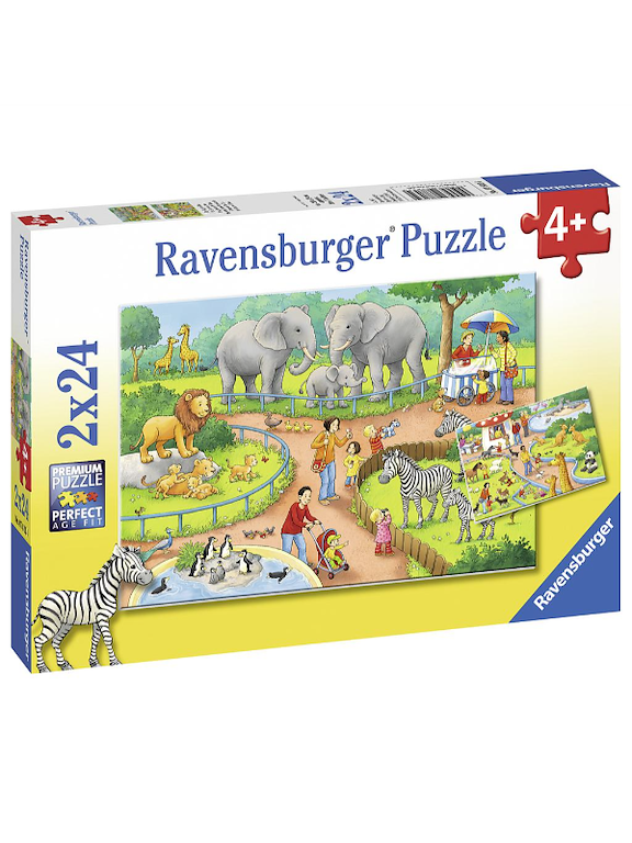 RA07813 Ravensburger puzzle (slagalice)- dan u Zoo vrtu