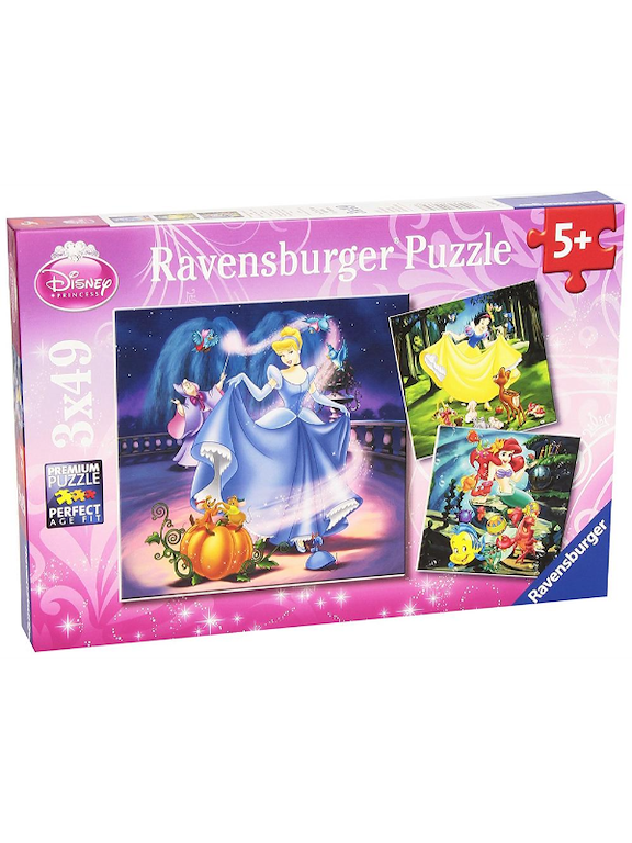 RA09339 Ravensburger puzzle (slagalice) – Cinderella, Ariel