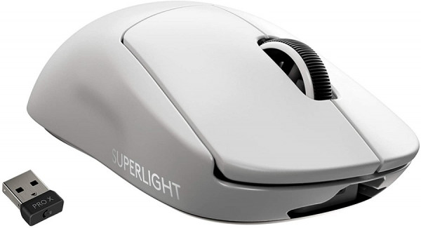 Logitech G Pro X Superlight Wireless Gaming Mouse, White