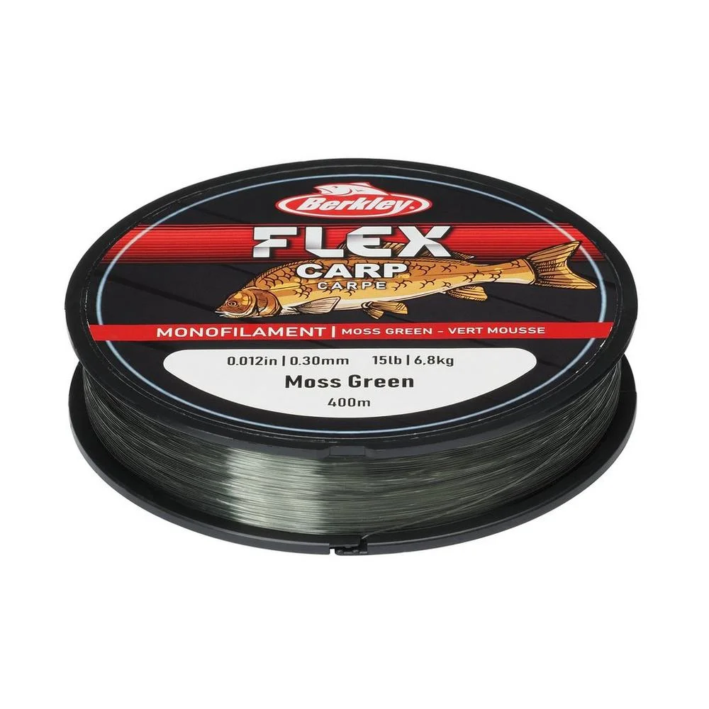 BERKLEY FLEX SS CARP MOSS GREEN 0.35MM 8.7KG 300M