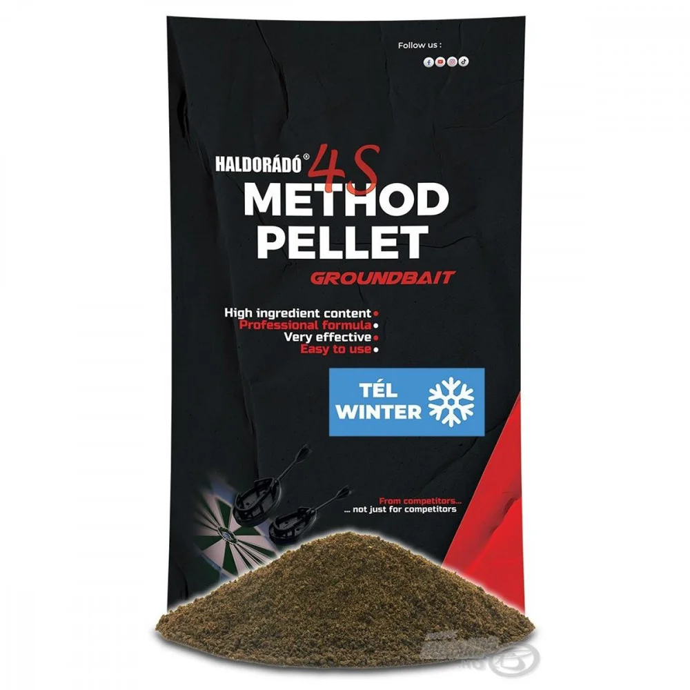 HALDORADO HALDORADO 4S METHOD PELLET GROUNDBAIT – ZIMA 400G