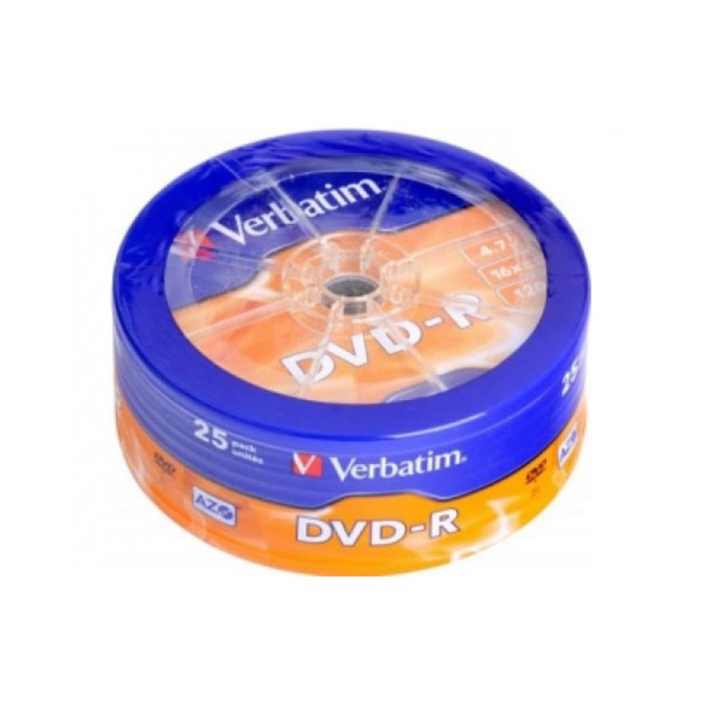 DVD-R Verbatim 4.7GB spindle 1/25