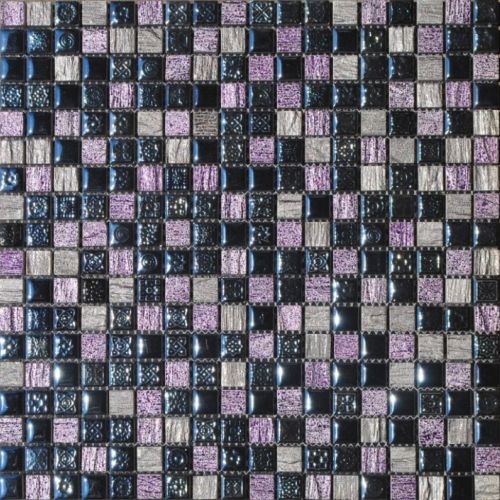 Stakleni Mozaik Lila/Siva 305 30x30