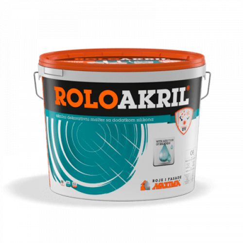 Maxima Roloakril 1.5 mm zaglađeni akrilni malter 25 kg BELA