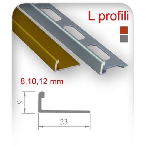 ALU Lajsna L profil sjaj srebrna 12 mm 2.7