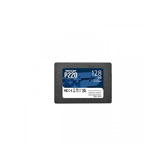 PATRIOT SSD 2.5 SATA3 128GB PATRIOT P220 550MBS/480MBS P220S128G25 CENA
