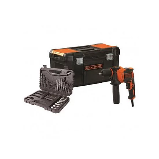 BLACK&DECKER BEH710KA80 ELEKTRIČNA UDARNA BUŠILICA 710W + KOFER + PRIBOR CENA