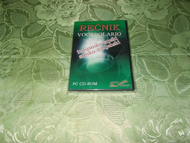 Recnik - italijansko-srpski - PC CD-ROM - NOVO