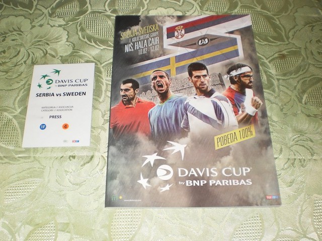 Davis Cup - Srbija - Svedska - 2011 godina - program i