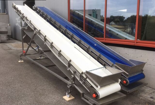 Strma pokretna traka, ukucati FBS 6070
Laska Elevating conveyor belt, Type FBS 6070