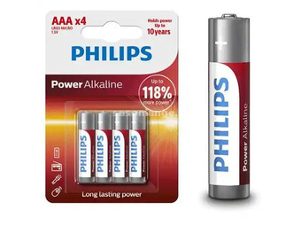 Baterija Philips Powerlife AAA LR03/AAA LR03P4B05 1.2V