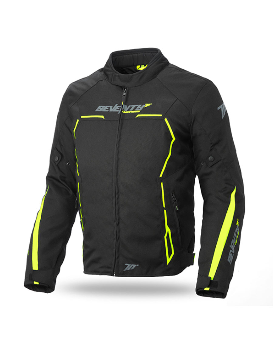 SEVENTY DEGREES moto jakna SD-JR65 crna fluo