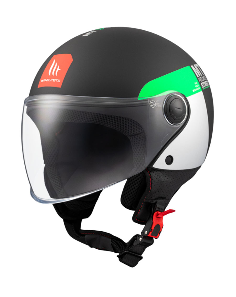 MT jet kaciga Street S Inboard D6 fluo zelena mat