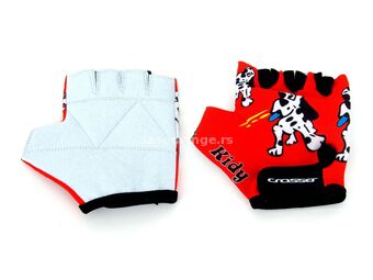 TOURDEFRANCE Rukavice dečije CROSSER CG-DOG-KIDS SHORT FINGER red 4XS