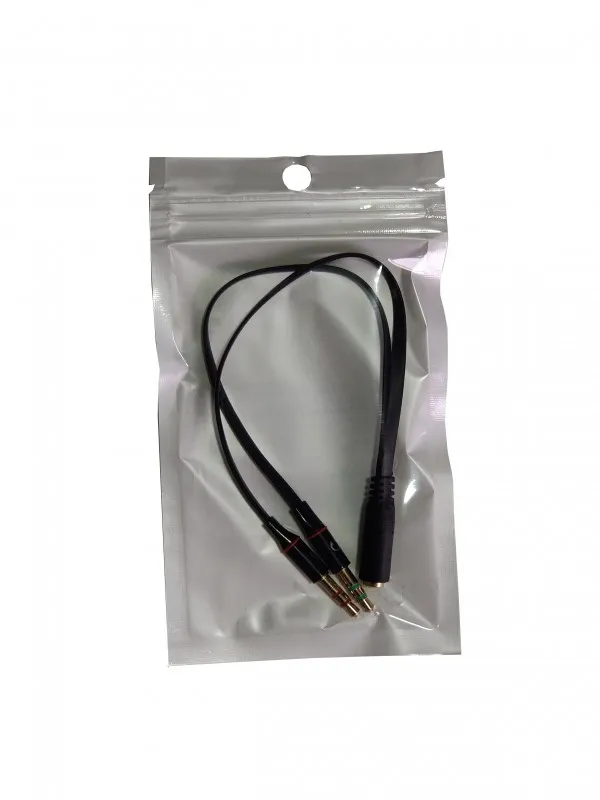 GEMBIRD CCA-418A ** Gembird 3.5mm Headphone Mic Audio Y Splitter Cable Female to 2x3.5mm Male adapter (95)