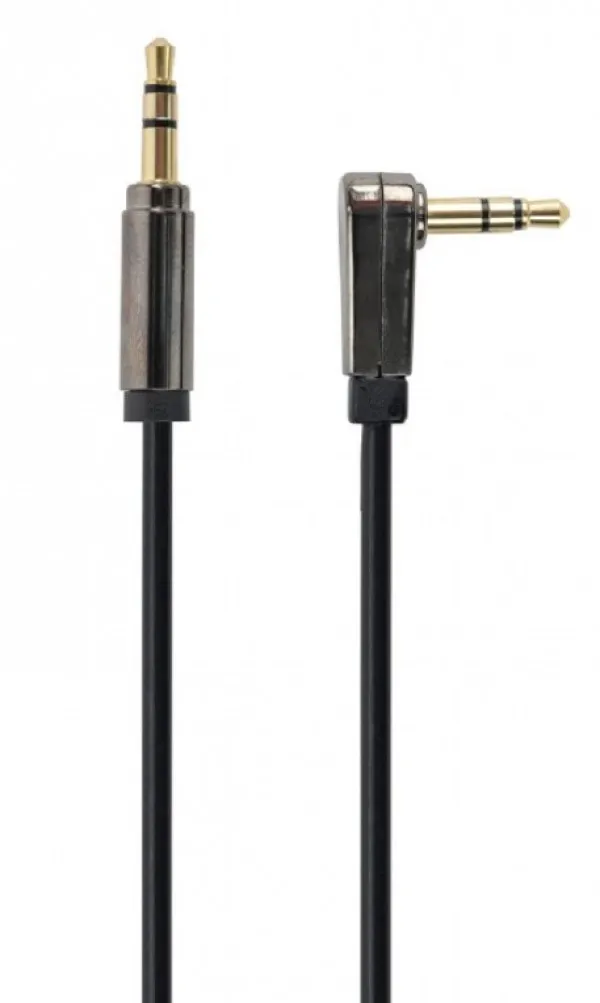 GEMBIRD CCAP-444L-6 Gembird 3.5mm stereo plug to 3.5mm stereo plug audio kabl pod uglom pozlaceni kon. 1,8m